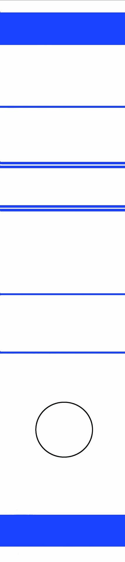 Dos de classeur - pochette de 10 (Bleu) - Expertise that sticks for life